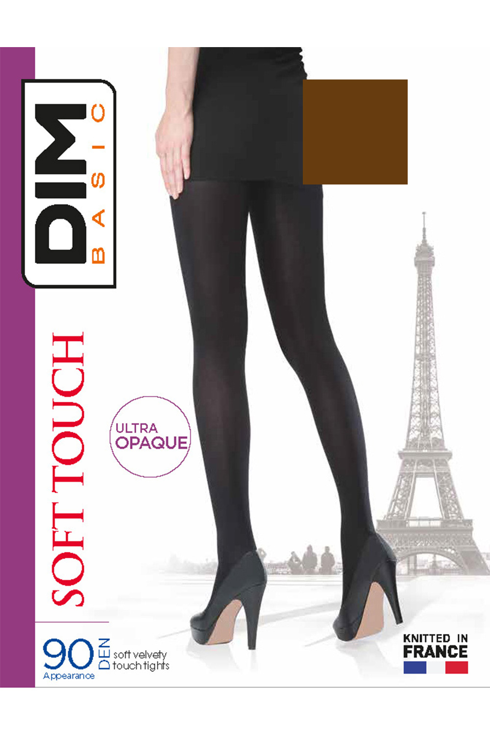 Dim Basic Sublime Touch 90 DEN Wyrób pończoszniczy rajstopy, brąz brąz ...