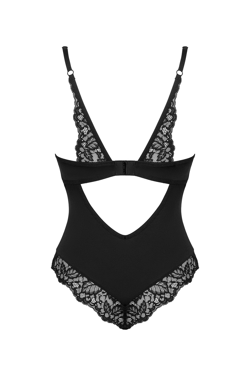 Obsessive Bellastia teddy Body sexy, czarny czarny | Bielizna erotyczna ...